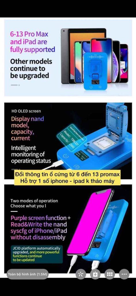 box jc p13 đổi thông tin ổ cứng từ 6 đến 13 promax