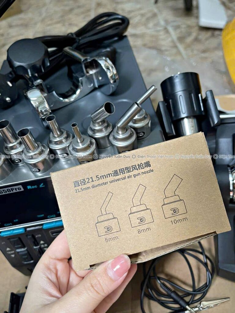 Máy Khò 8650 Pro Sugon 1300W tặng kèm 9 đầu khò