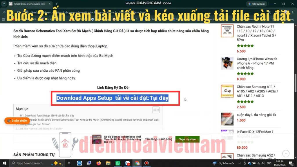 Hướng dẫn update bản mới sơ đồ Borneo Schematics và giao diện